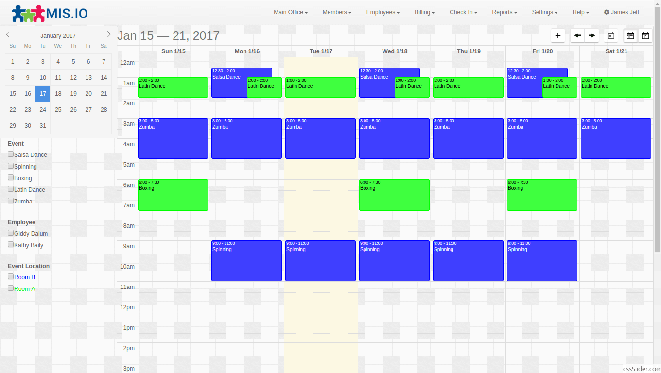 Gym Software Appointment Scheduler